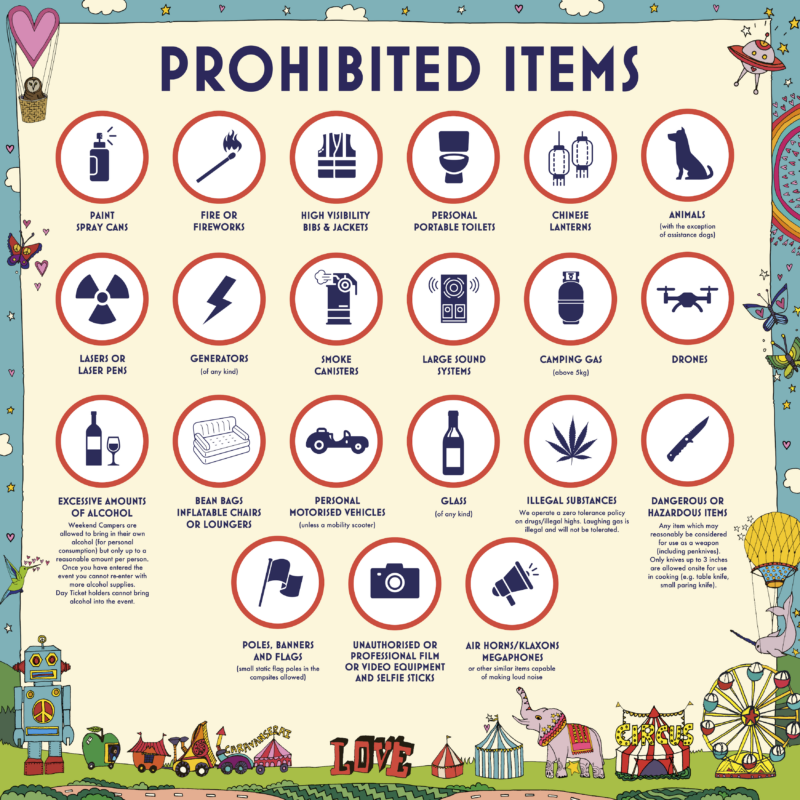Prohibited Items - Dorset