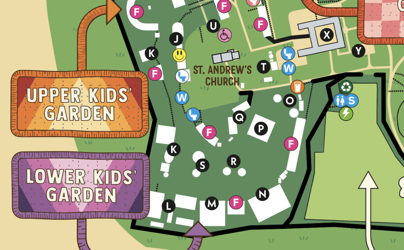 Site Map, Key Info and Timings - Dorset